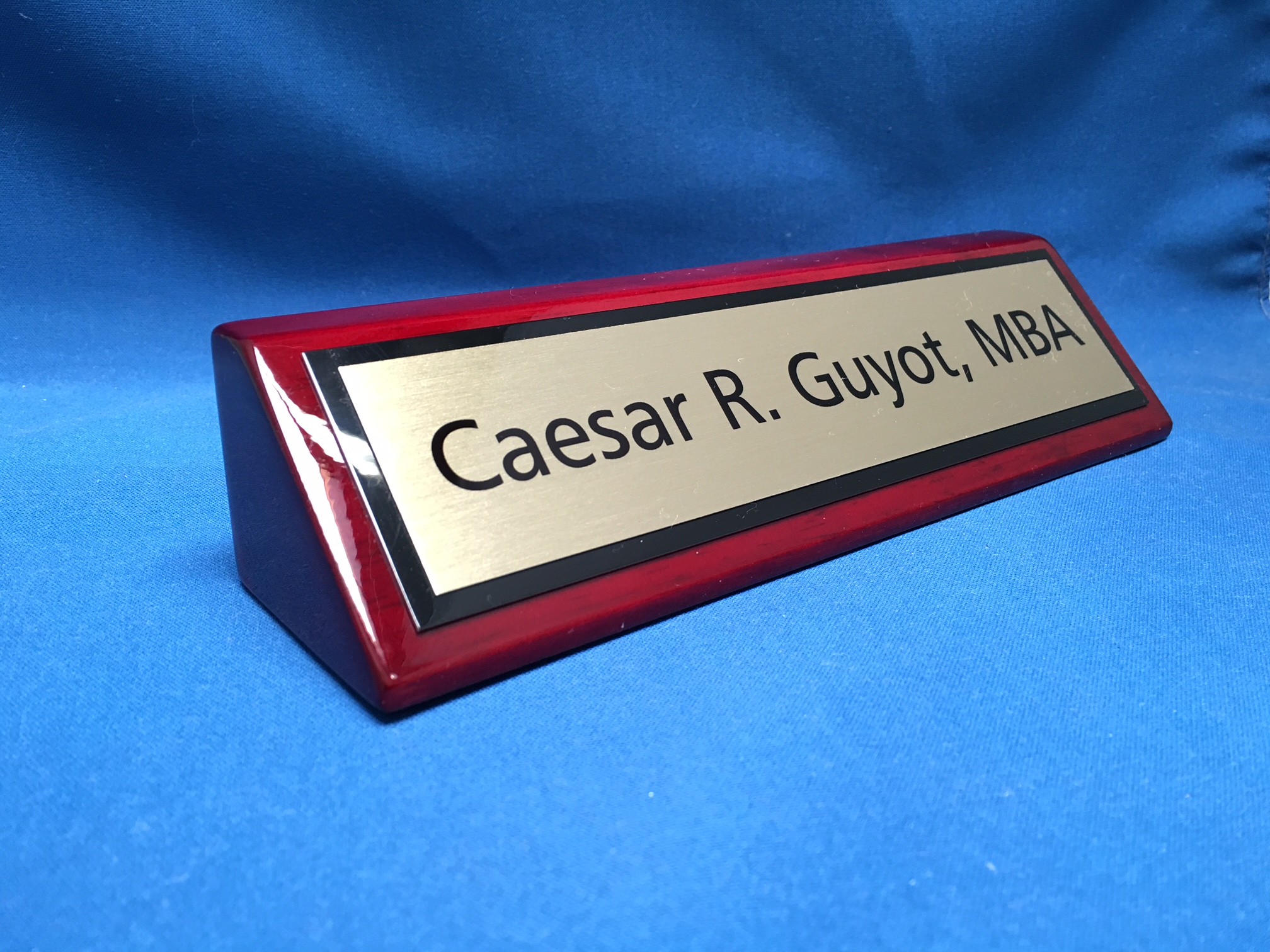 Solid Wood Desk Name Wedges – Tag UR It! inc. Blog